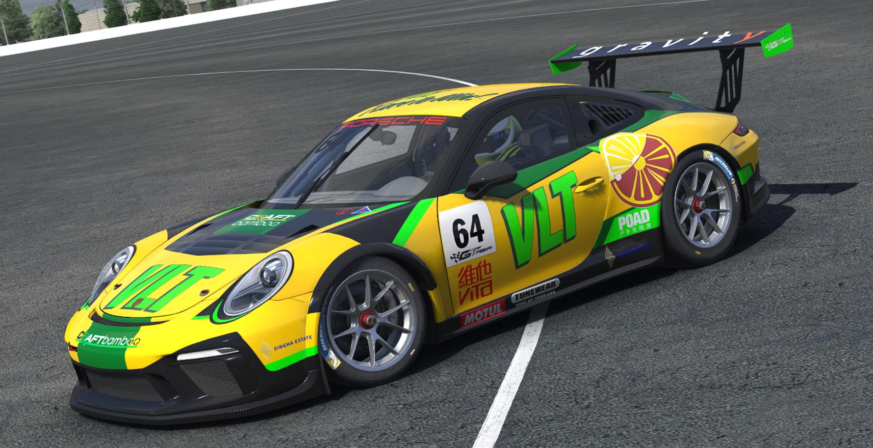 VLT Craft-Bamboo Racing 911 GT3 R (GT Asia) by Justin S Davis - Trading ...