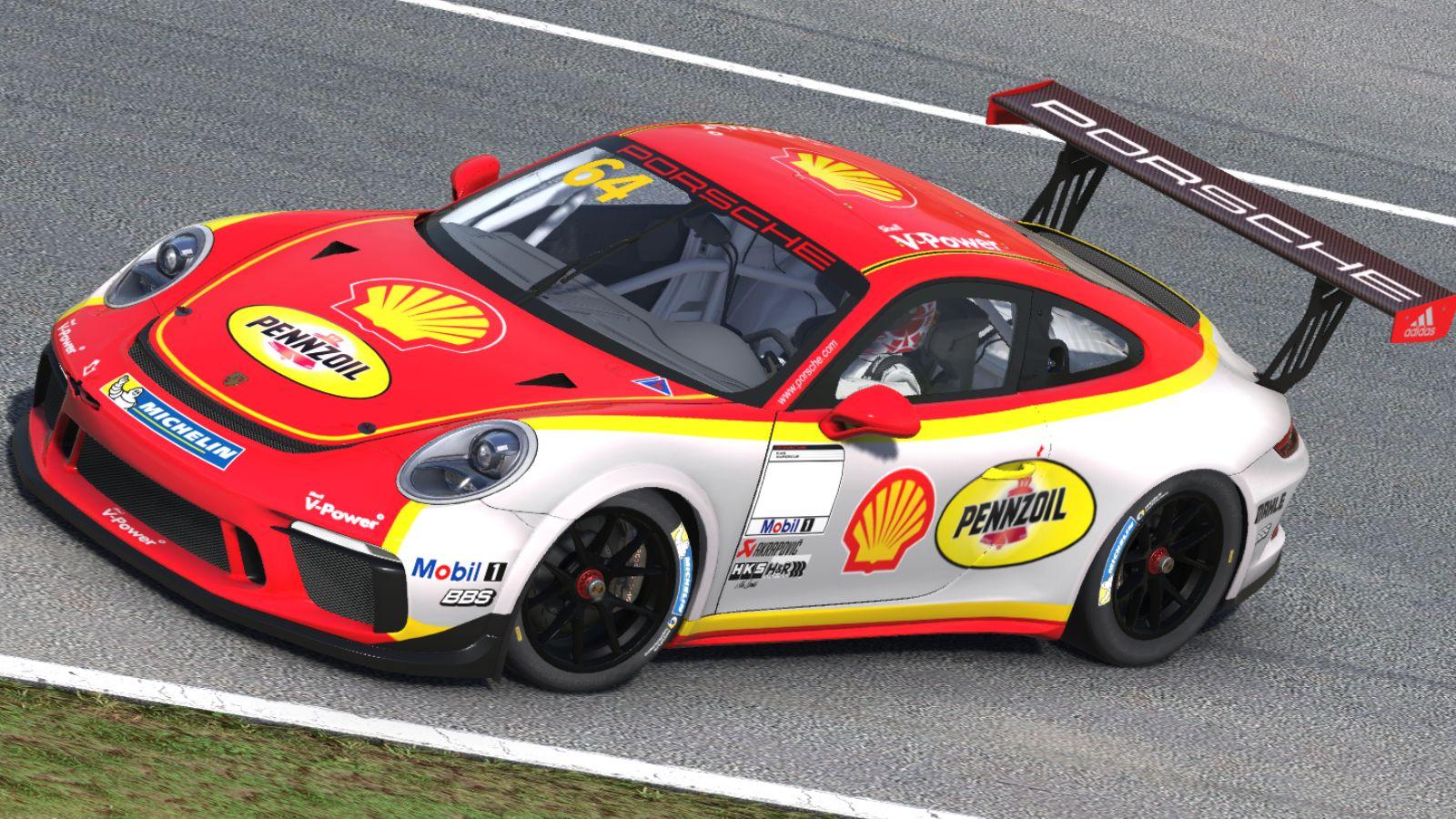 Shell Pennzoil Porsche GT3 CUP by Stephane Parent - Trading Paints