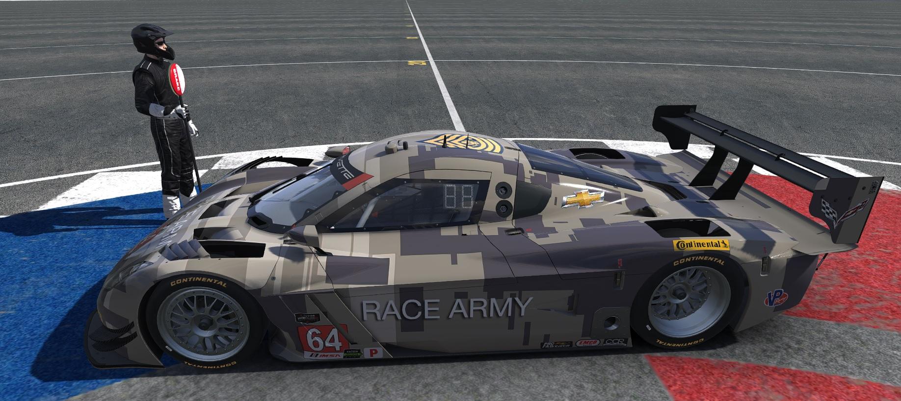 Corvette C7 DP USA Camo Race Army by Benjamin Kronaveter2 - Trading Paints
