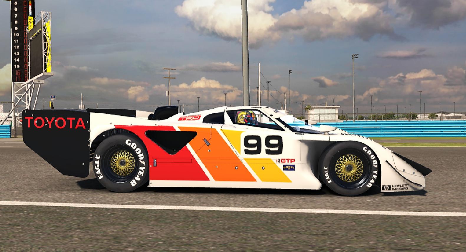 Nissan GTP ZXT Toyota GTP Eagle HF89 Juan Fangio II by Rob Olejniczak ...