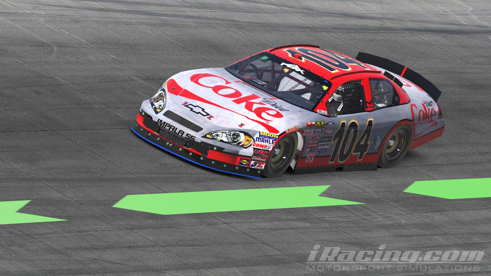 Diet Coke K & N Car by Chip Dickert - Trading Paints