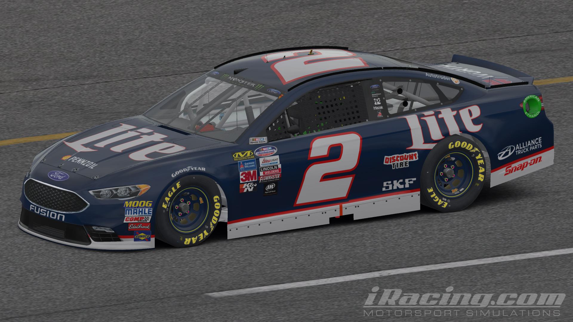 Miller Lite Blue by Scott Pierchorowicz - Trading Paints