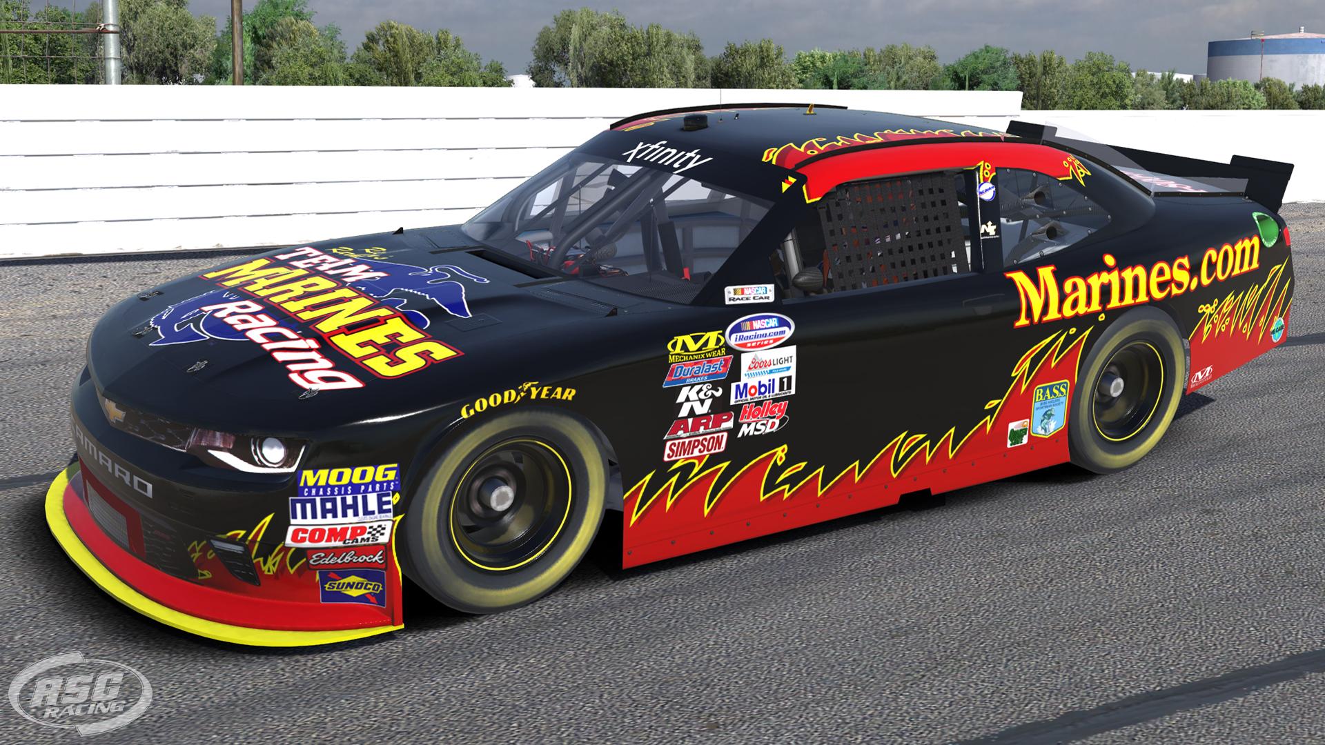 Hank Parker Jr 2000 Team Marines NXS by Jason K. - Trading Paints