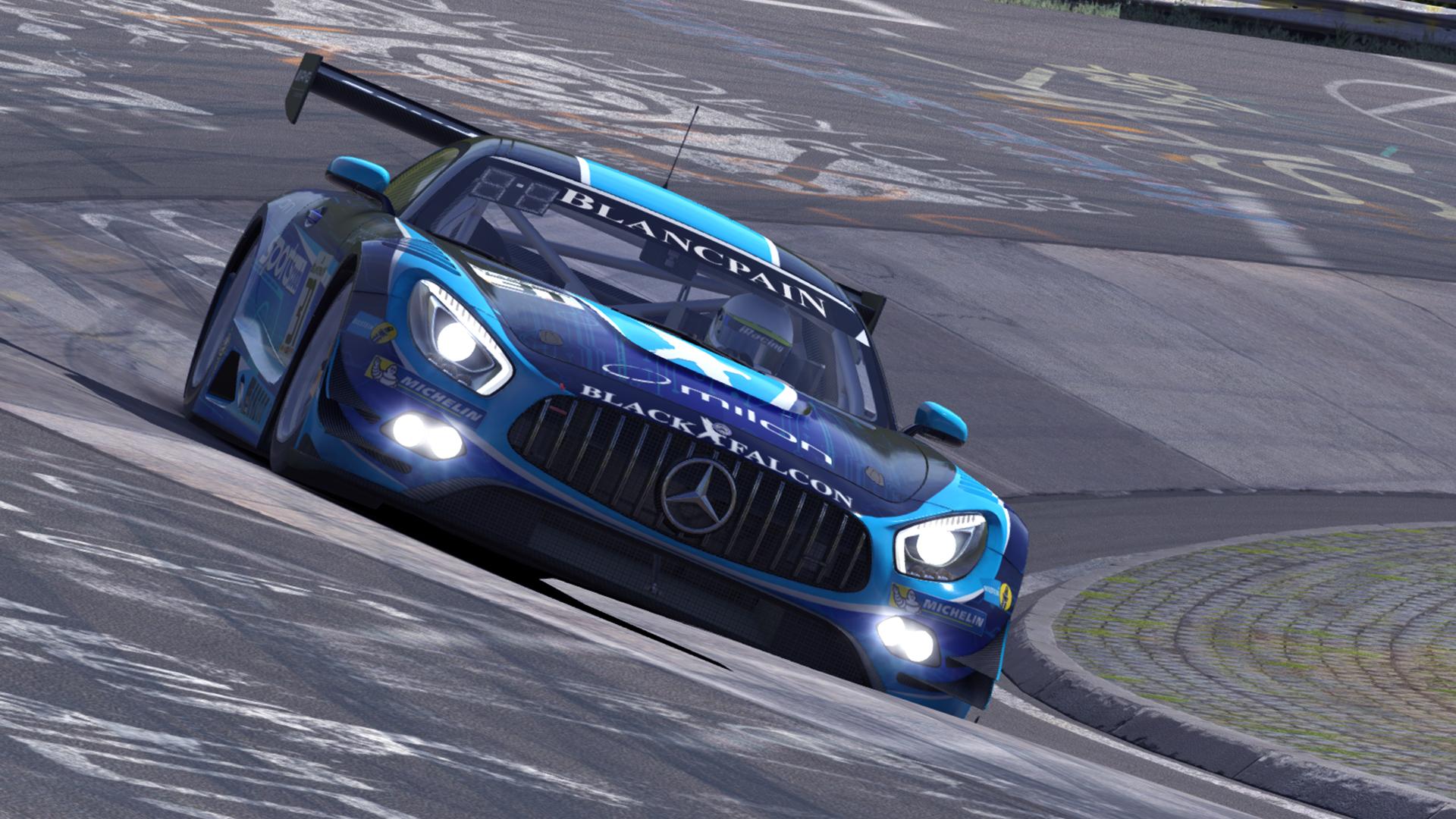 #7 Black Falcon Mercedes AMG GT3 (VLN) by Justin S Davis - Trading Paints
