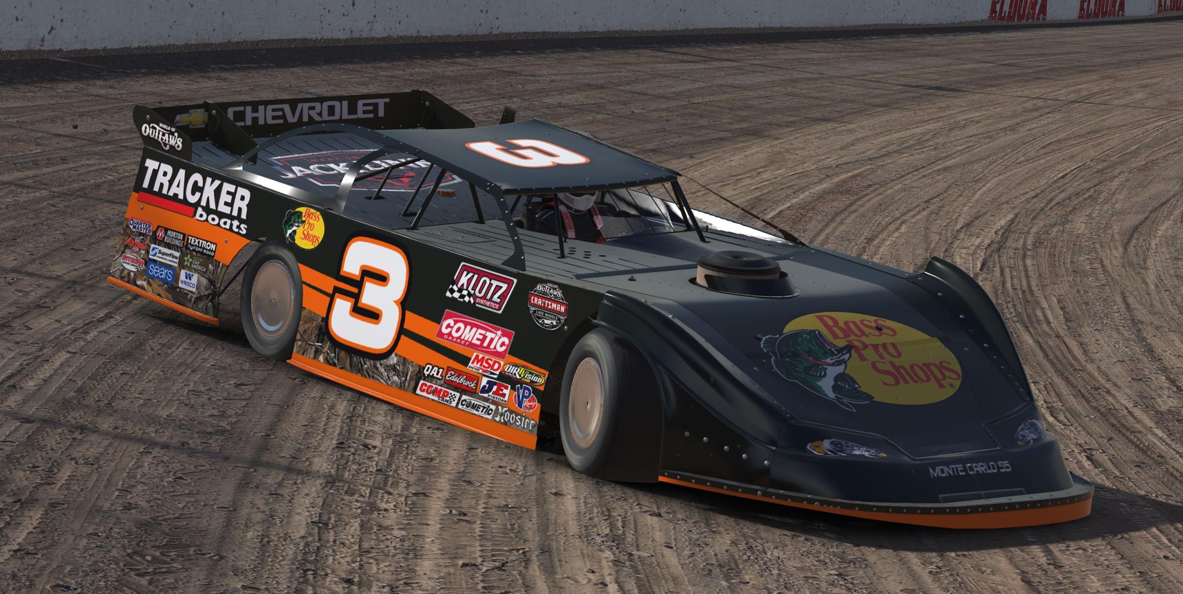 Dirt Late Model Bass Pro Shops Tracker Boats by Cameron C. - Trading Paints