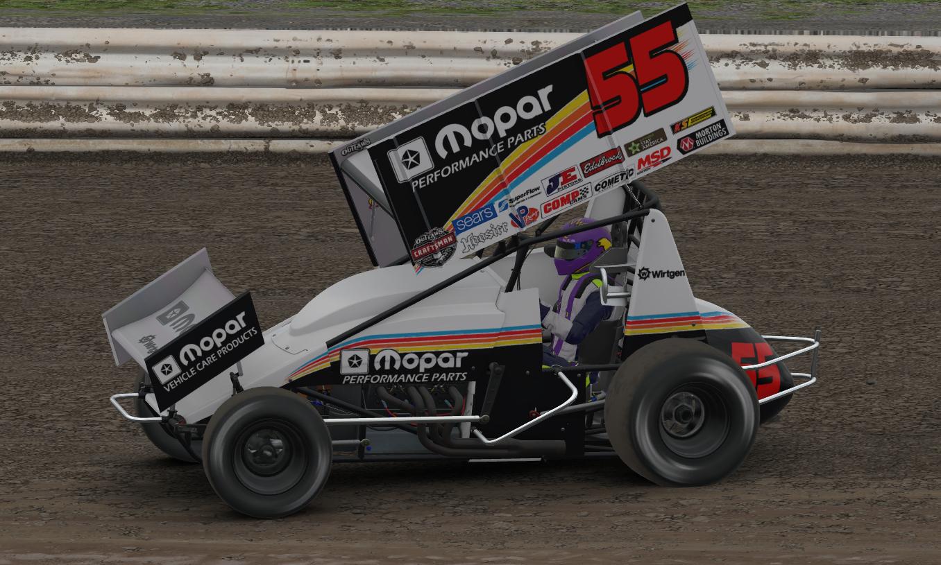 Vintage Team Mopar - Mark Kinser by Tyler Tucker - Trading Paints