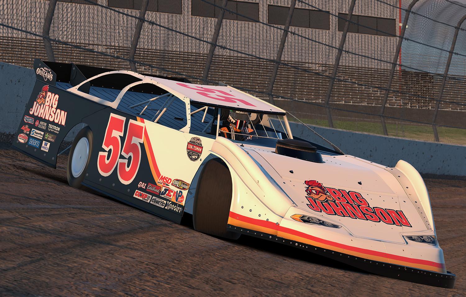 Big Johnson Late Model - Moran Racing by Jesse Post - Trading Paints