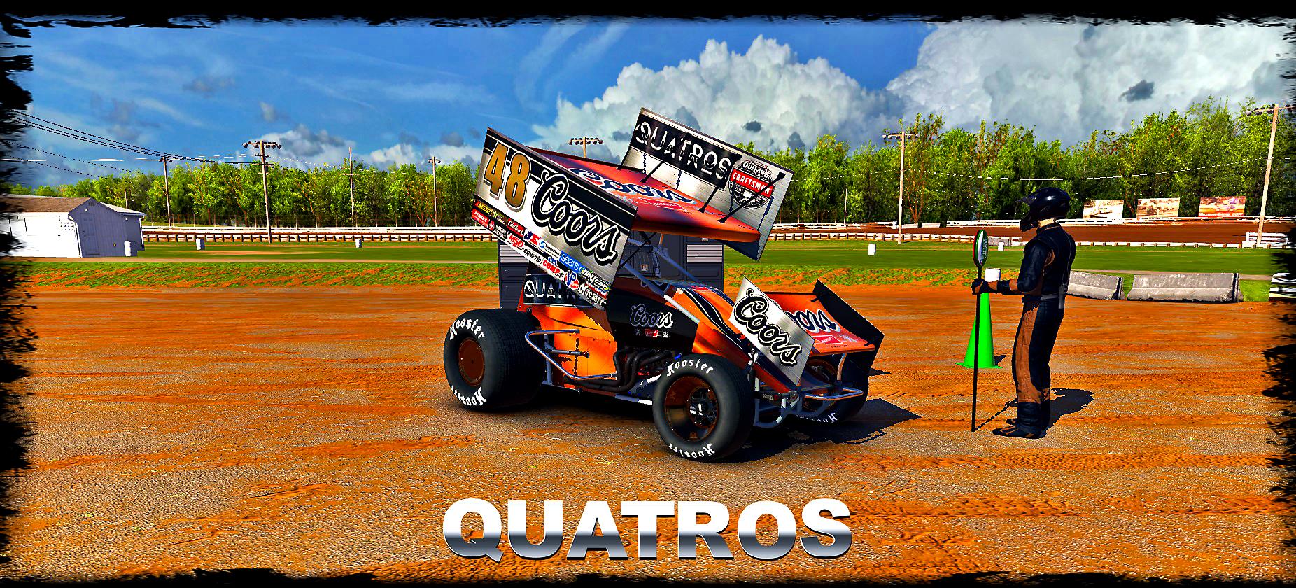 Coors Beer Dirt Sprint Car Custom Paint Scheme by Jose M. - Trading Paints