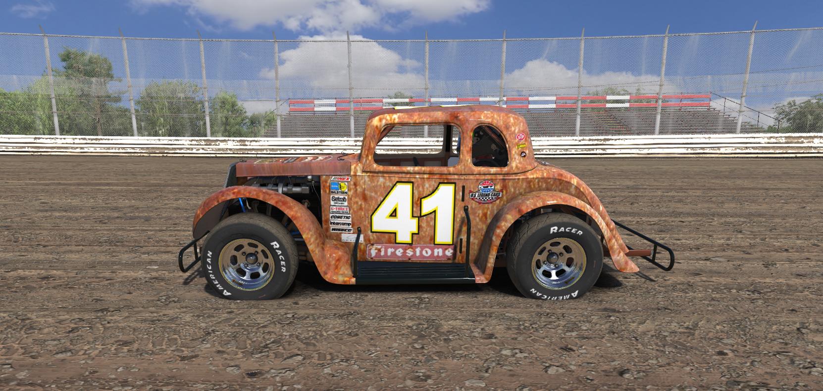 Legends Ford34c Dirt Rusty by Doug Turner - Trading Paints