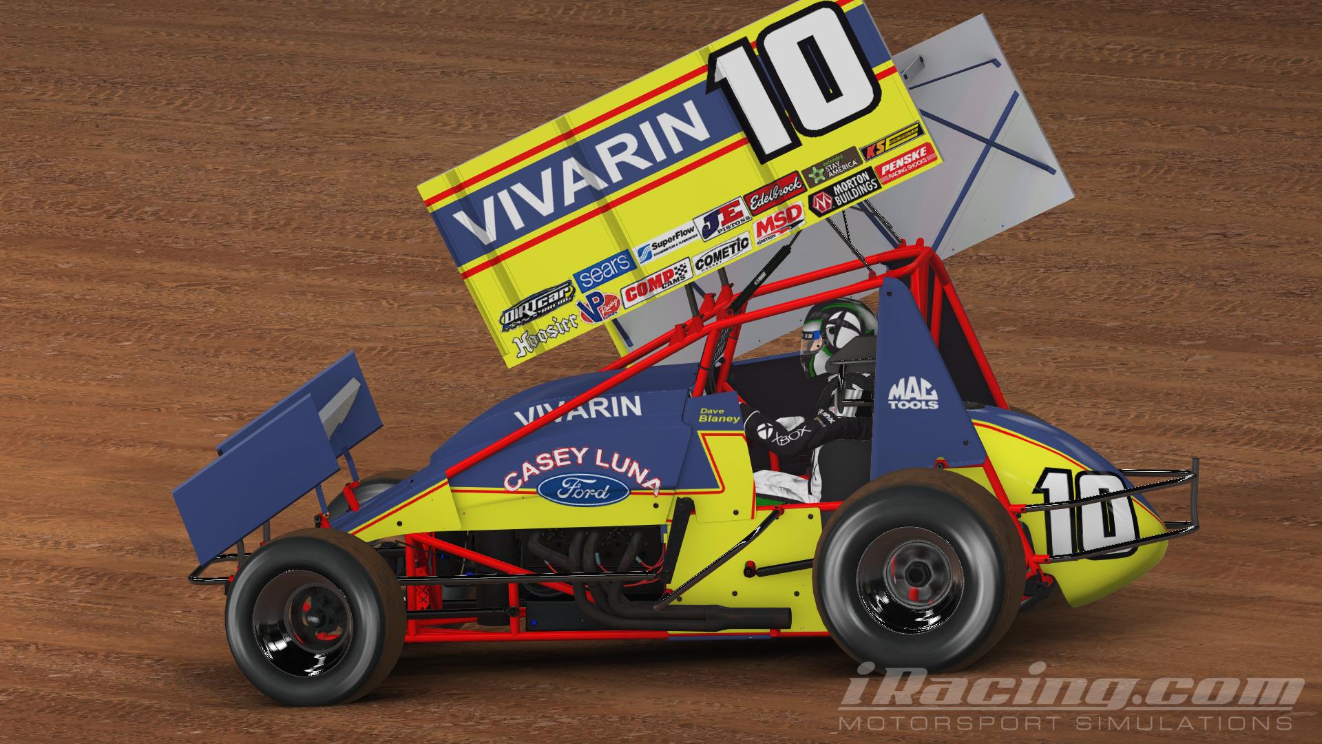 Dave Blaney Vivarin Dirt Sprint by Travis McQuistion - Trading Paints