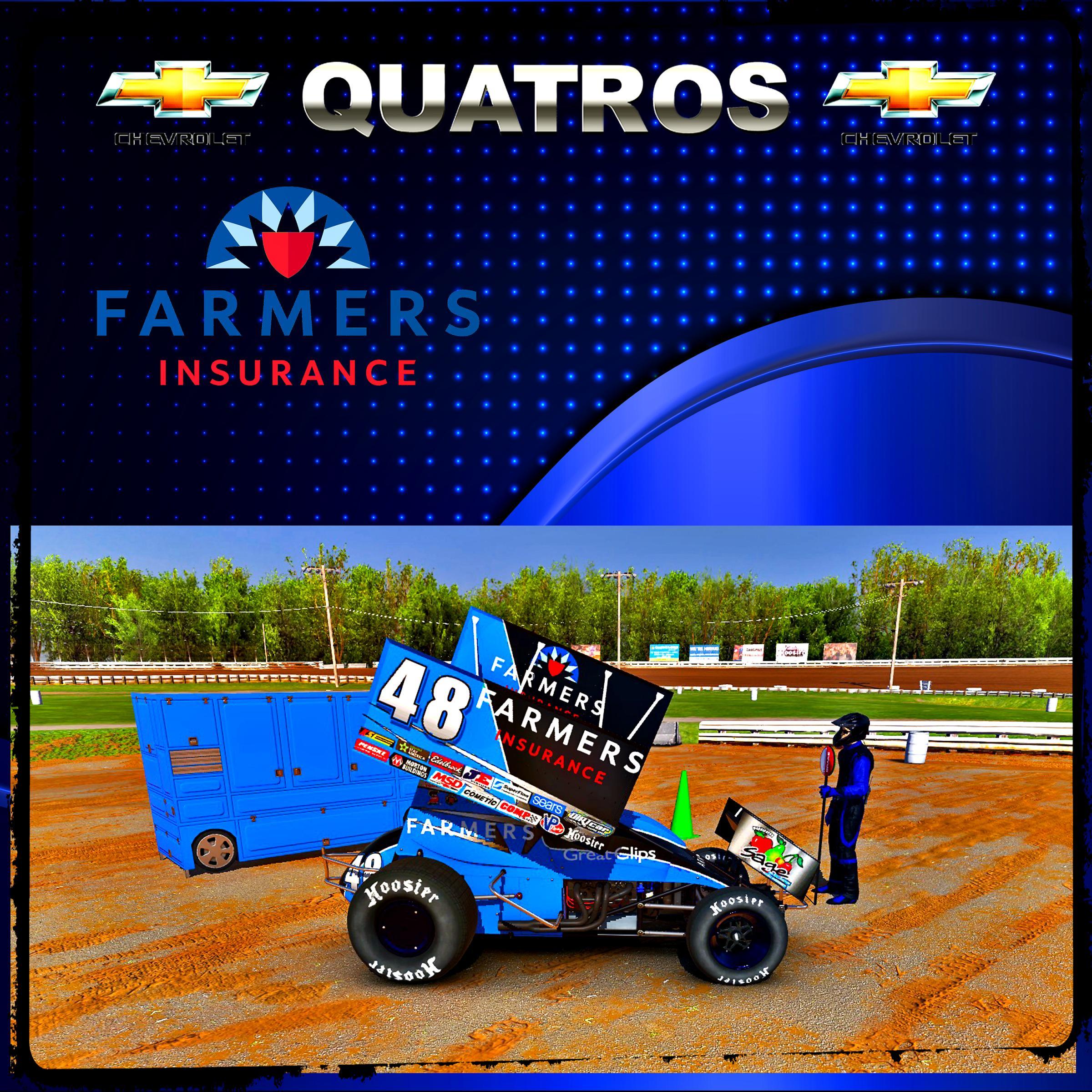 Farmers Insurance Dirt Sprint Car Custom Paint Scheme by Jose M ...