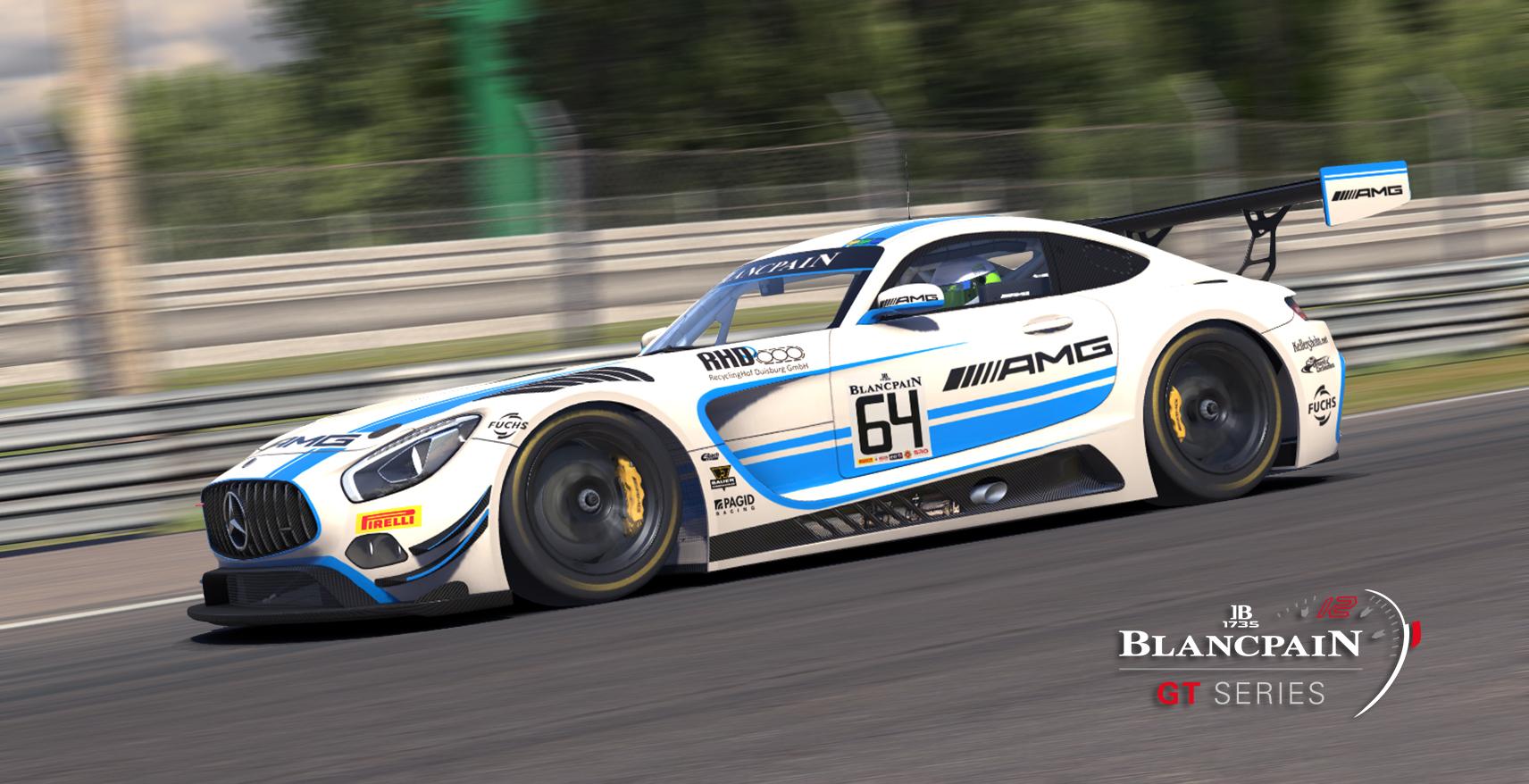 #4 Black Falcon Mercedes AMG GT3 (Blancpain GT 2017) by Justin S Davis ...