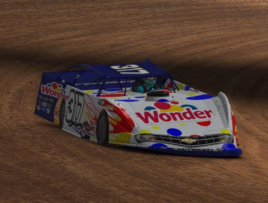 Ricky Bobby Wonder Bread Dirt Late Model by Allen M. - Trading Paints