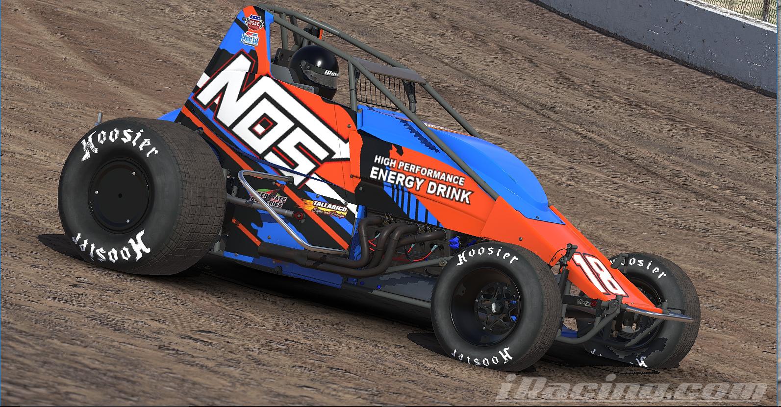NOS Wingless USAC Sprint by Tanner Tallarico - Trading Paints