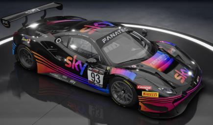 Ferrari Sky Tempesta EVO GT3 by Robbie Jegat - Trading Paints
