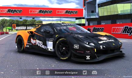 Grid Finder Racing - Mercedes GT3 Evo (IMSA) by Tom Bunten - Trading Paints